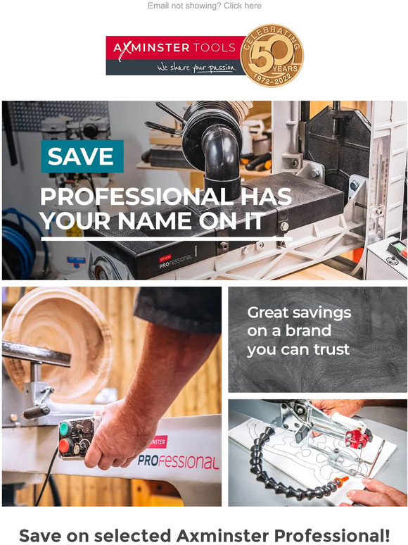 Axminster Tools: Professional has your name on it | Milled