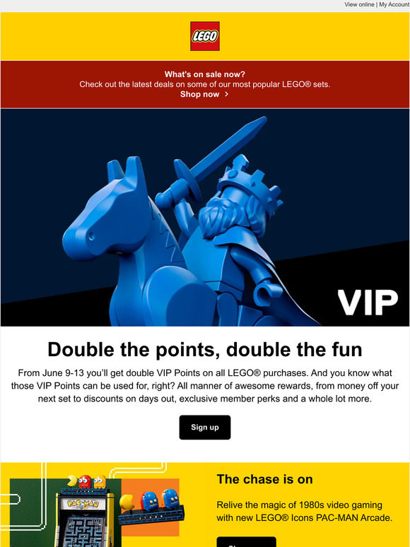 LEGO: Double VIP Points are here! | Milled