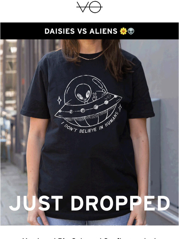 Vegan Outfitters: 👽🌼 Daisies VS Aliens 🌼👽 | Milled