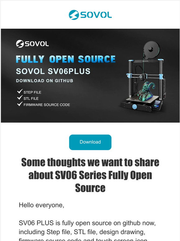 Sovol: Sovol SV06 PLUS Fully Open Source | Milled