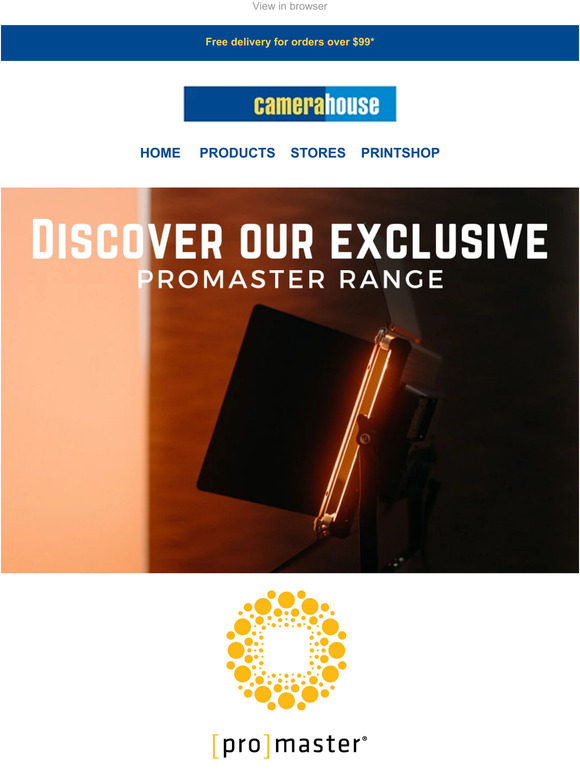 Camera House: ProMaster Exclusive to Camera House! 💙 | Milled