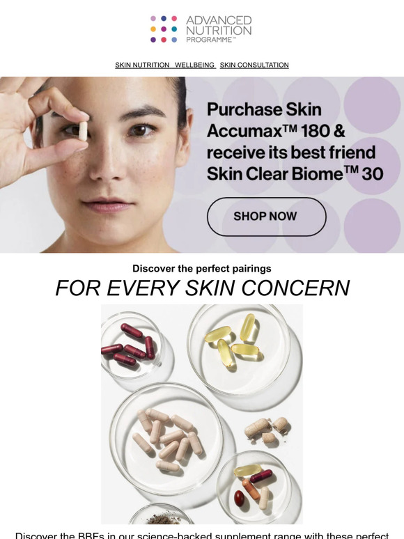 Advanced Nutrition Programme: 👯 Meet the supplements made for each ...