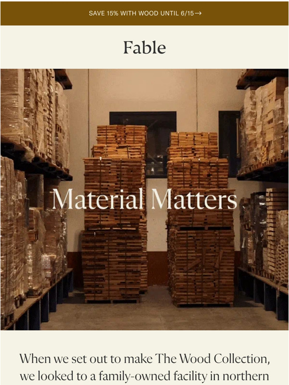 Fable: Meet our Wood Maker 🪵 | Milled