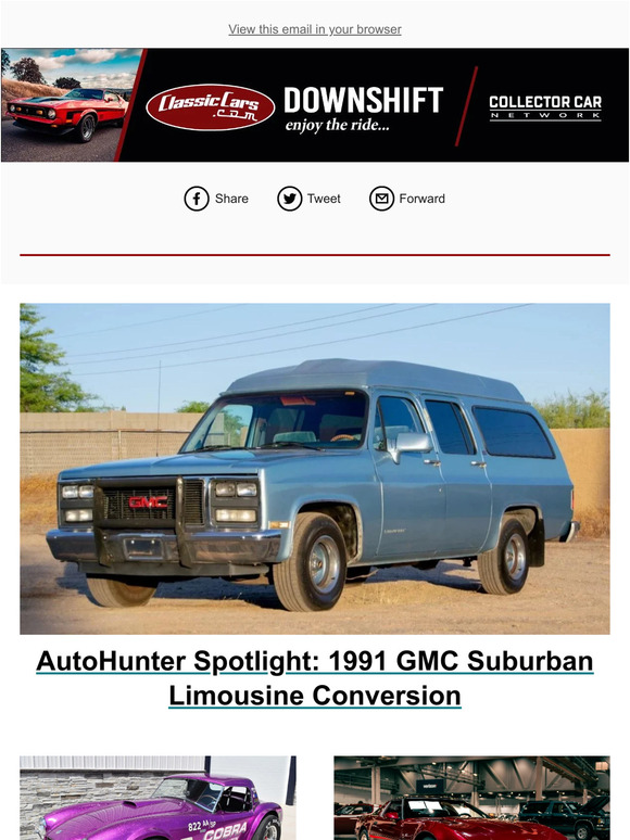 ClassicCars: AutoHunter Spotlight: 1991 GMC Suburban Limousine ...