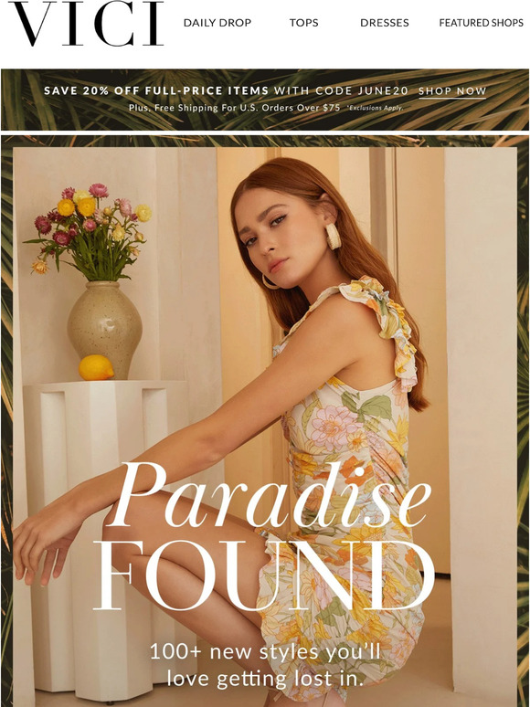 Vici: Over 100 New Styles Just Dropped This Weekend! | Milled