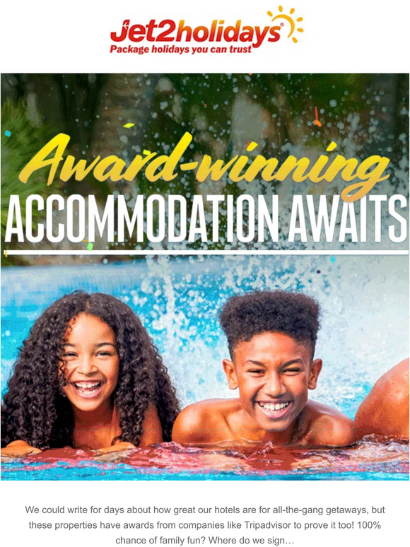 Jet2holidays: Award-winning accommodation awaits | Milled