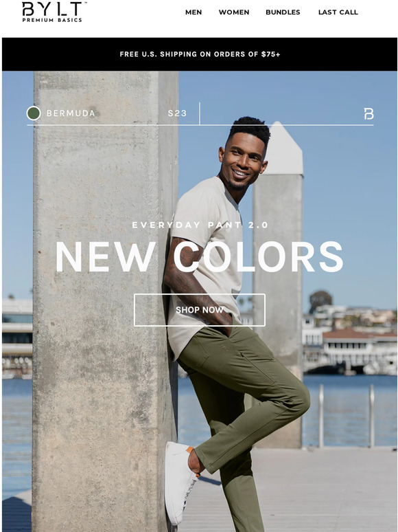 BYLT Basics: 💥 NEW Colors Available in Everyday Pant 2.0 | Milled