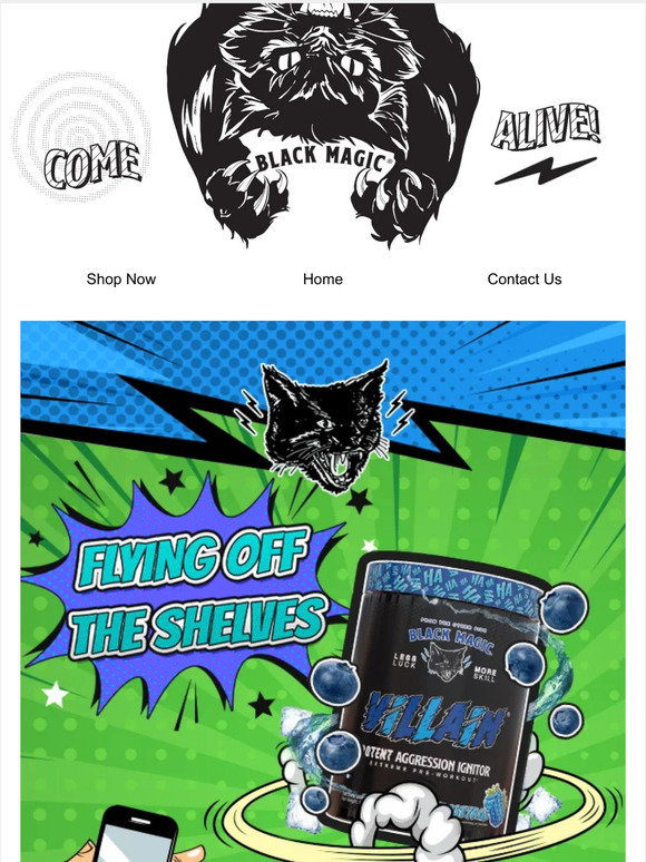 Black Magic Supply: VILLAIN Is Flying Off The Shelves Everywhere ...
