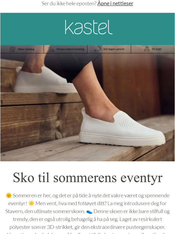 Kastel Shoes: Lette sommersko som kan maskinvaskes! | Milled