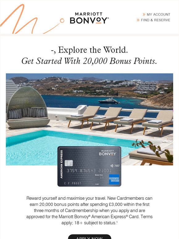 Marriott: —, Earn 20,000 Bonus Points | Milled