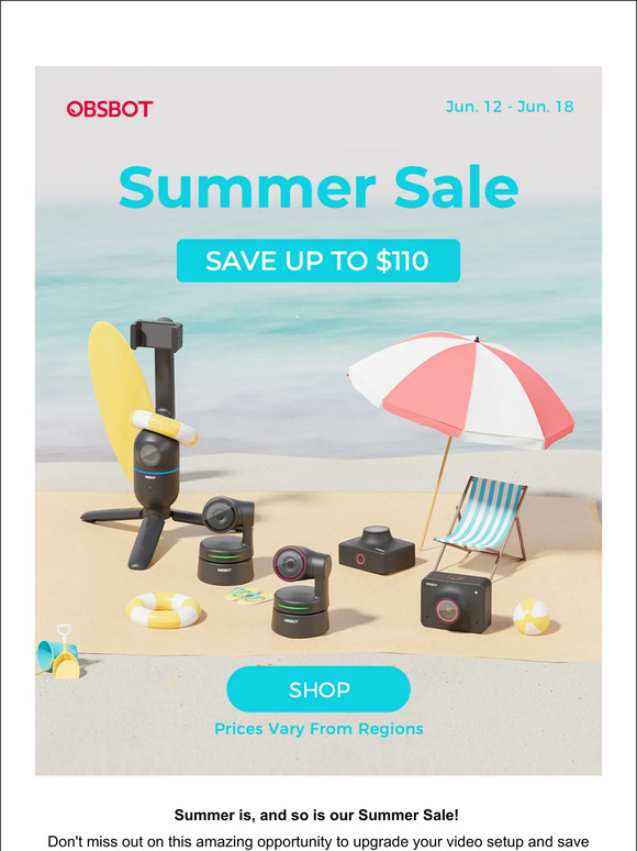 OBSBOT: Limited Time Release about OBSBOT Summer Sale! | Milled