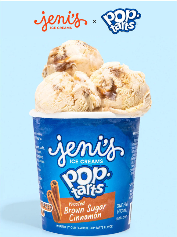Jeni's Ice Cream: New collab alert 🚨Jeni’s x Pop-Tarts | Milled