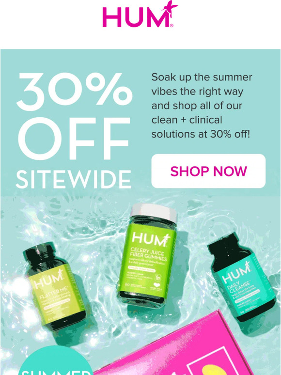 HUM Nutrition: ⛱️ You don’t wanna miss the HUM SUMMER SALE ⛱️ | Milled