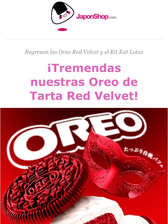 JaponShop.com: 👏👏 Regresan las Oreo Red Velvet y el Kit Kat Lotus | Milled