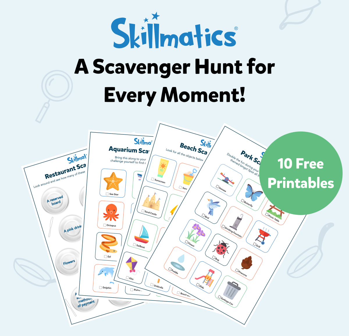 Skillmatics: [FREE PRINTABLES] A Scavenger Hunt for every occasion!🔅 ...