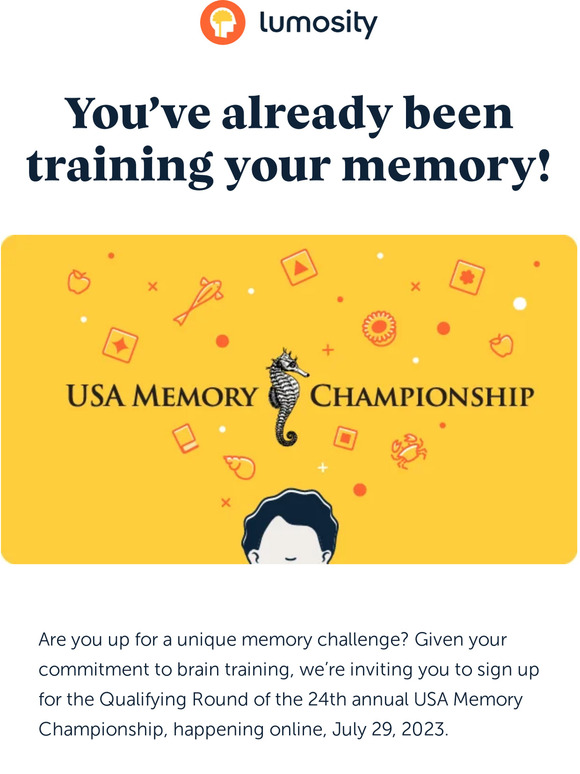 Lumosity: You’re invited: The 24th Annual USA Memory Championship ...