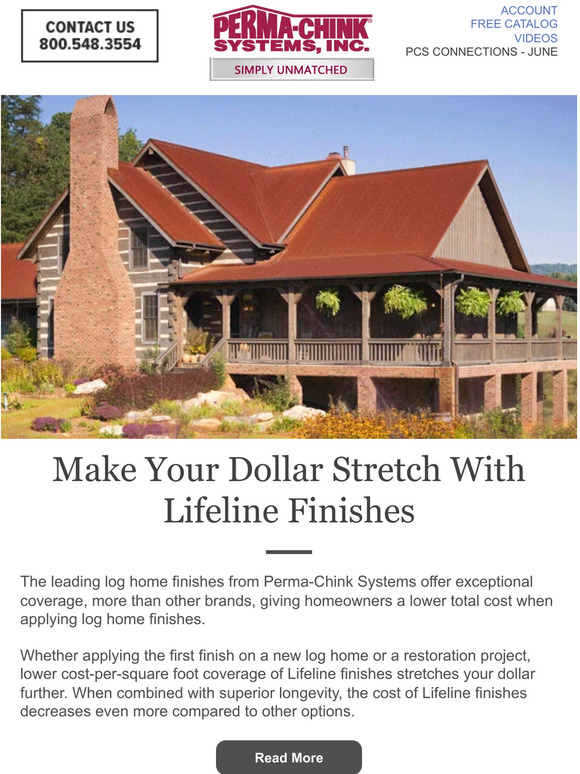 Perma-Chink Systems: Trust the Leading Log Home Finishes | Milled