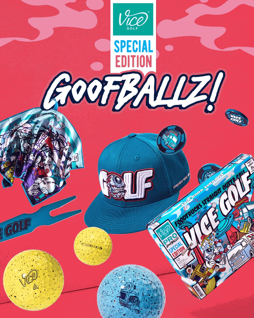 Vice Golf: LIMITED EDITION: GOOFBALLZ, A taste Of L.A. | Milled