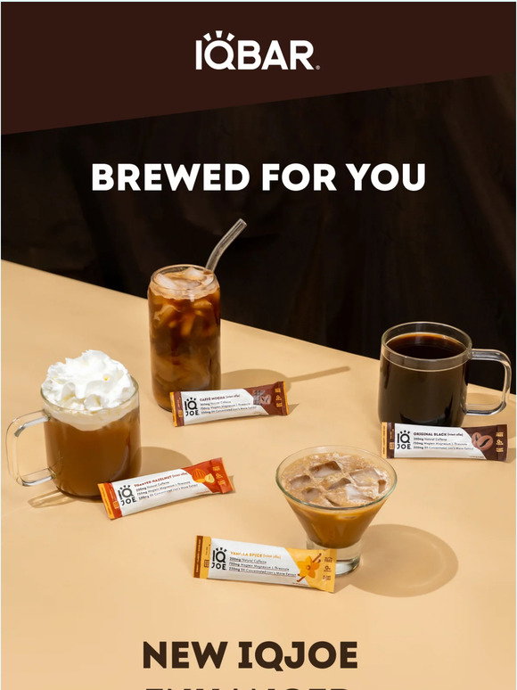 IQ BAR: Announcing NEW IQJOE Instant Coffee ☕ | Milled