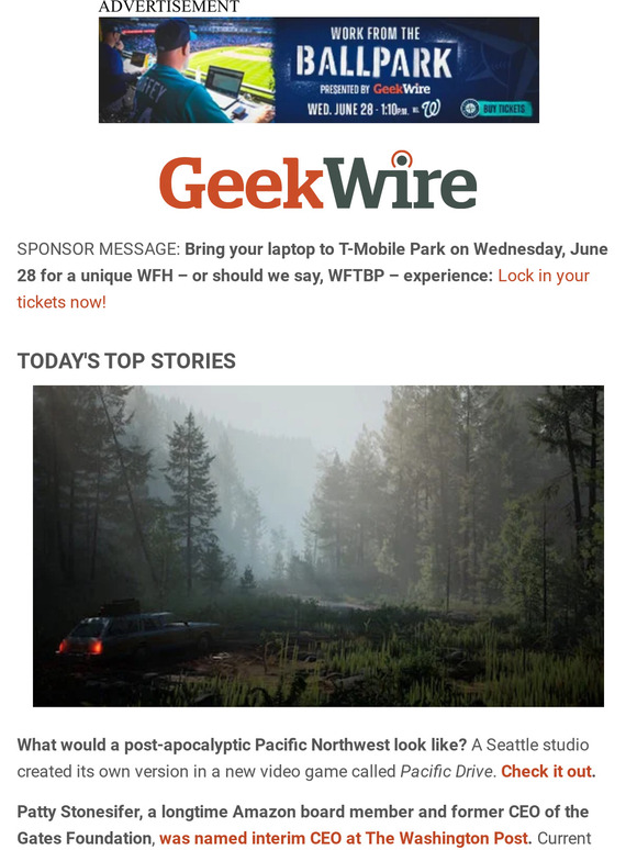 GeekWire: Seattle game studio creates post-apocalyptic Pacific ...