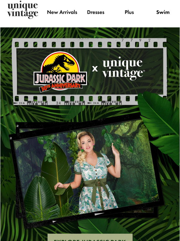 Unique Vintage: NOW AVAILABLE: Jurassic Park Collab | Milled
