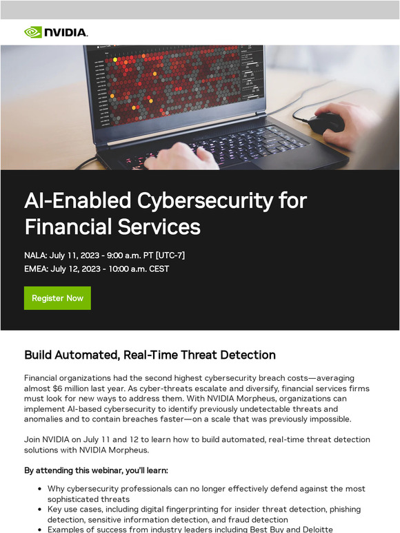 Nvidia Automate Threat Detection In Real Time With Ai Milled