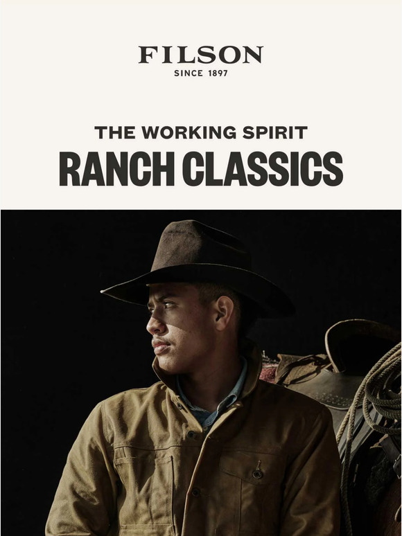 Filson: Backcountry & Ranch Favorites | Milled