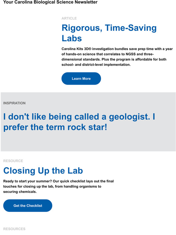 Carolina: Rock cycle activity | Bundled lab kits | Closing your lab ...