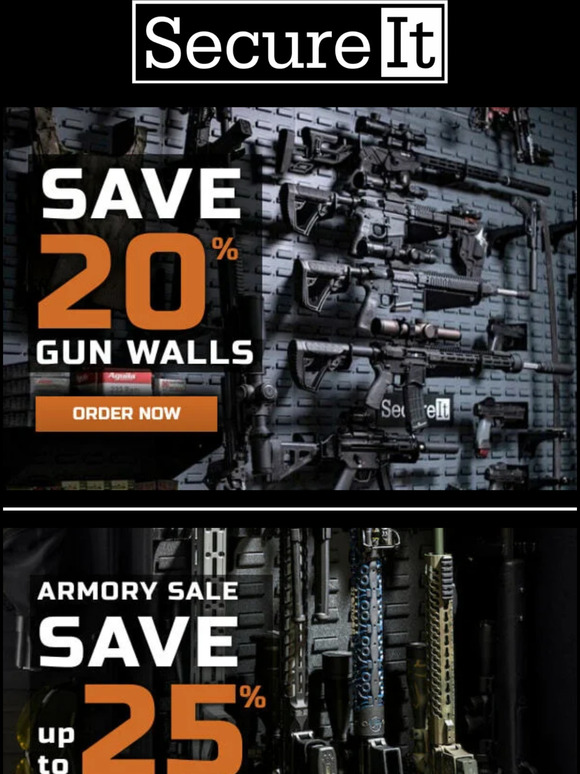SecureIt: The Armory Sale is here! Save up to 25% on Gun Safes ...