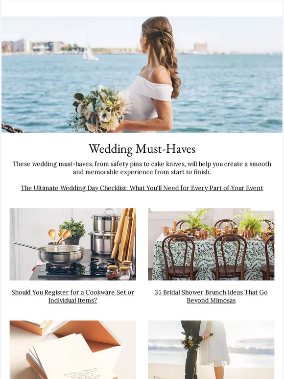 Martha Stewart Weddings: The Ultimate Wedding Day Checklist | Milled