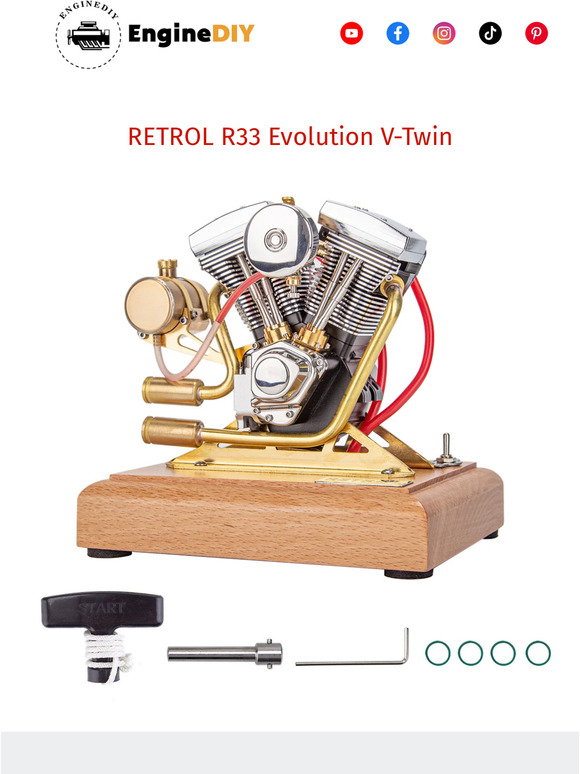 Enginediy: NEW V2 ENGINE COMING | Milled