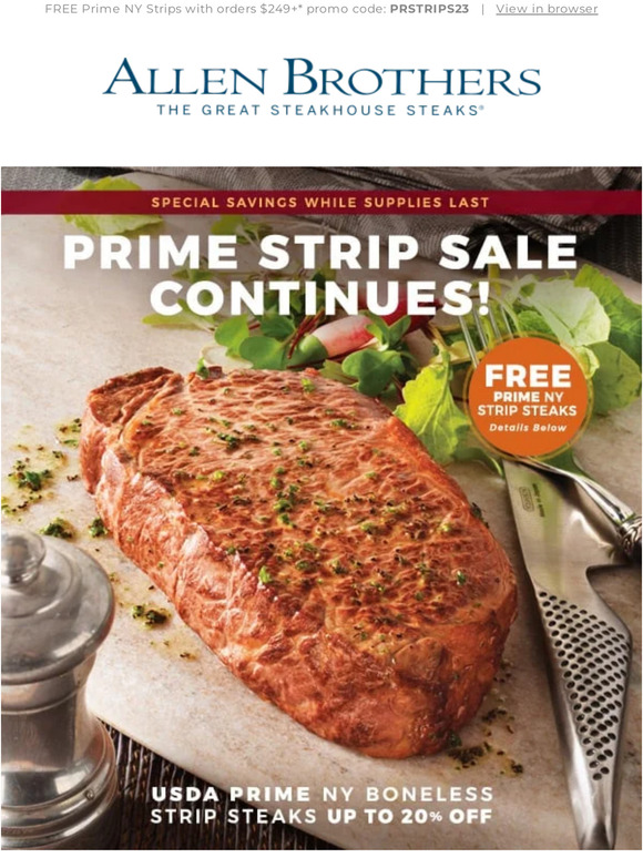 Allen Brothers Steaks: Easy Grilling! Steak Burgers & Steak Dogs | Milled