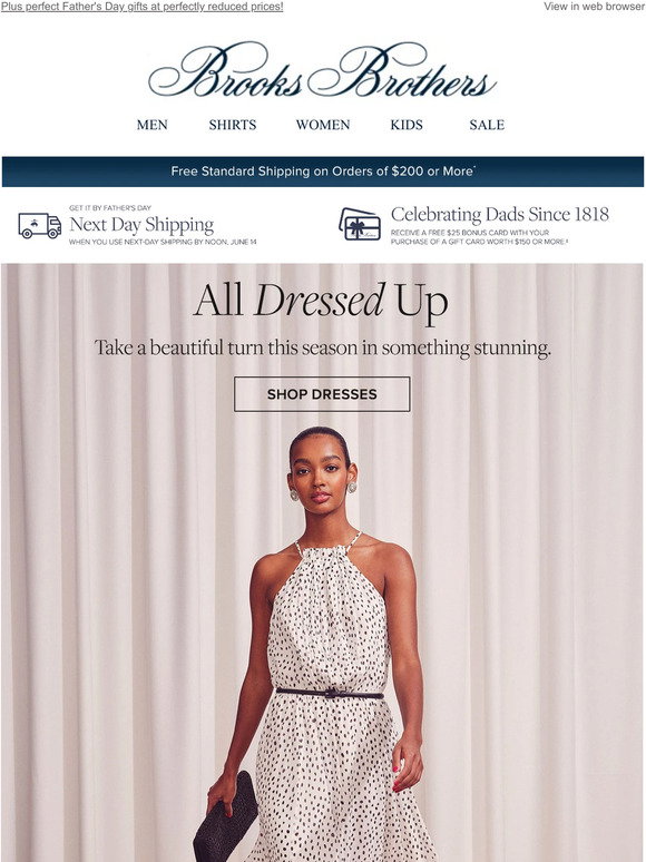 Brooks Brothers: New dresses to take for a spin | Milled