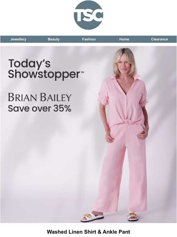 The Shopping Channel: Double Today’s Showstopper™ - Brian Bailey ...