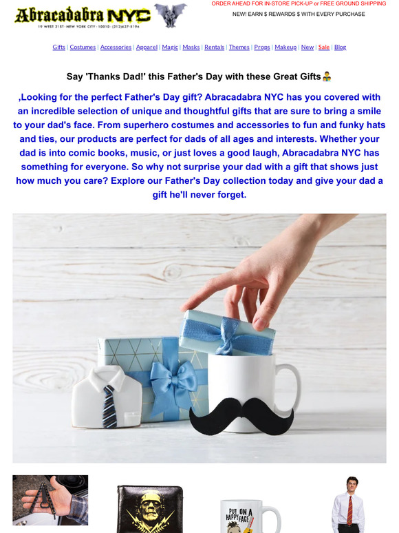 Abracadabra: Say 'Thanks Dad!' this Father's Day with these Great Gifts ...