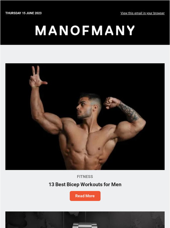 Man of Many: 13 Best Bicep Workouts for Men & more | Milled