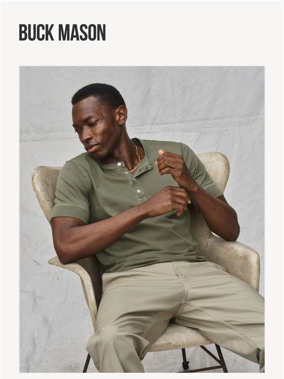 Buck Mason: New Colors in Summer-Ready Henleys | Milled