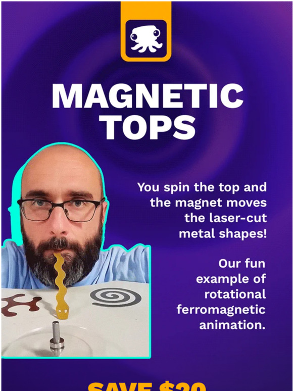 Curiosity Box: Save $20 on This Ferromagnetic Animation Toy | Milled