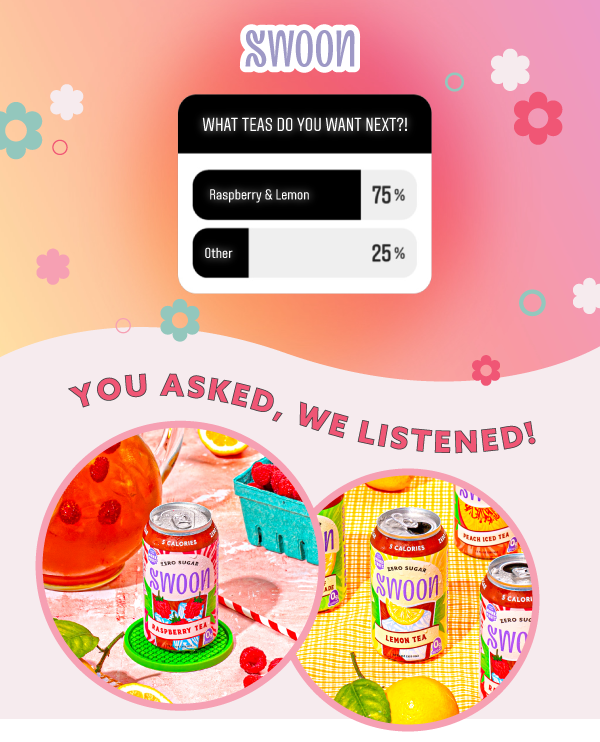 Swoon: Introducing Raspberry & Lemon Tea Made Healthy | Milled