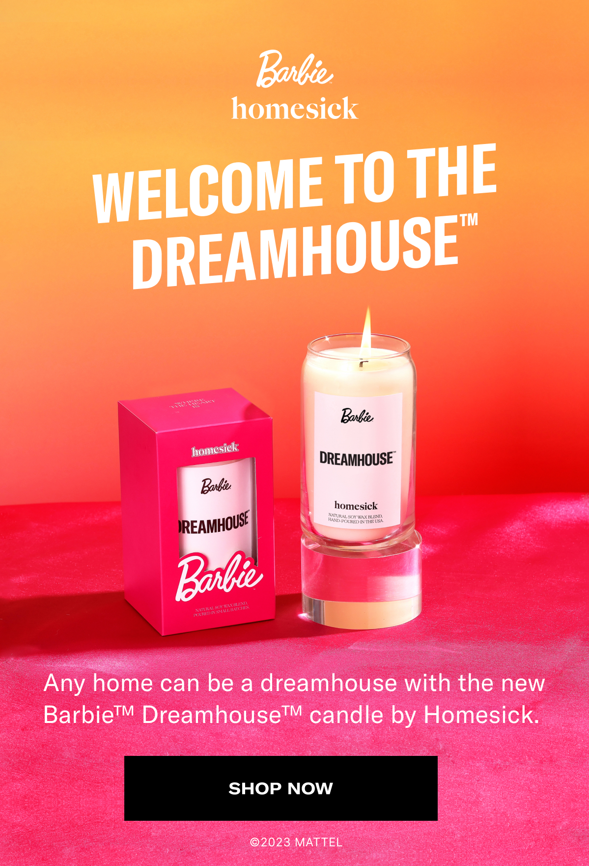Homesick: Meet The Barbie™ Dreamhouse ™ Candle 🎀 | Milled