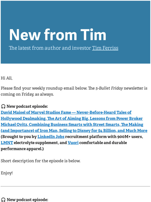 TelecomItalia: New from Tim — "David Maisel of Marvel Studios Fame ...