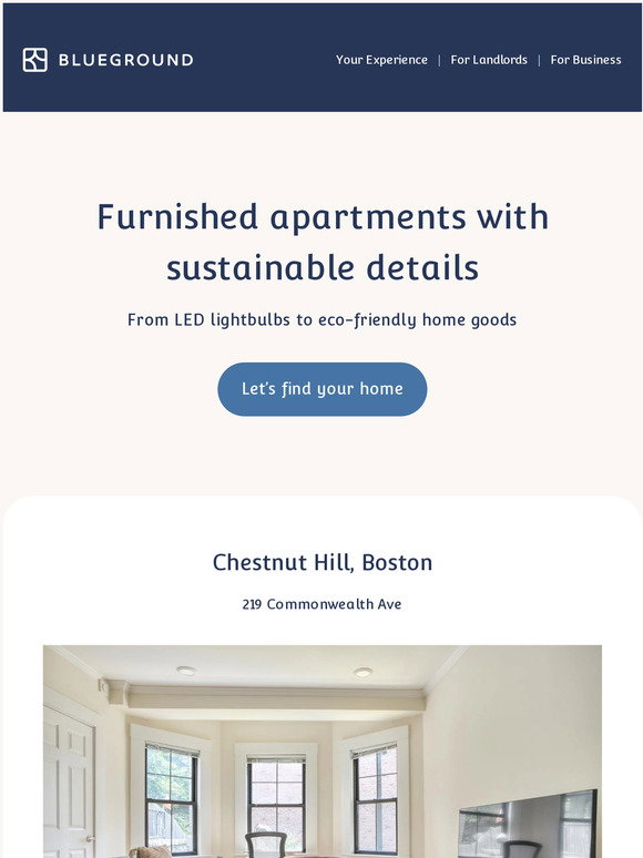 Blueground: 💚💙Green living in your Blueground apartment | Milled