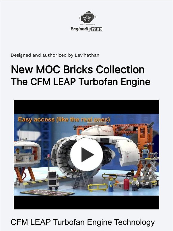 Enginediy: New CFM LEAP MOC Turbofan Engine Coming | Milled