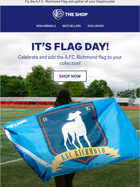 WBShop.com: Celebrate Flag Day The Ted Lasso Way! | Milled