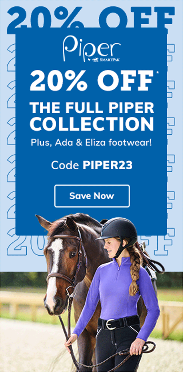 SmartPak Equine: 20% OFF Piper Apparel + Ada & Eliza Footwear | Milled