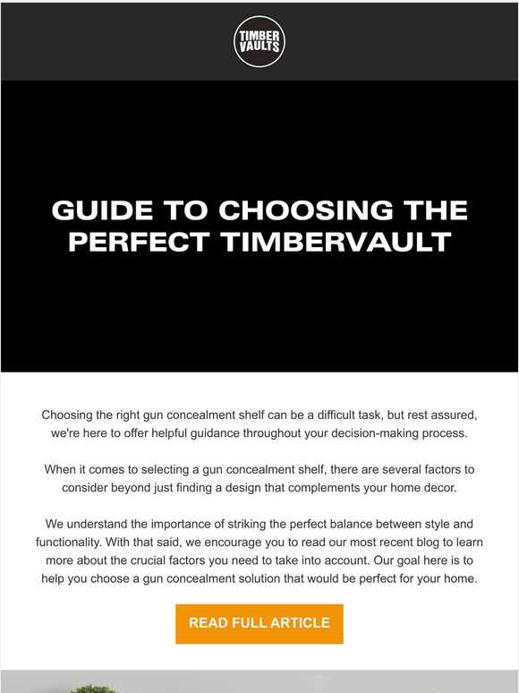 Timber Vaults: The TimberVault Selection Guide is Here | Milled