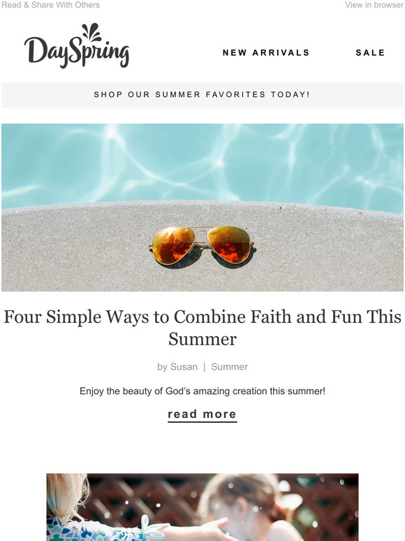 DaySpring: Four Simple Ways to Combine Faith + Fun This Summer | Milled