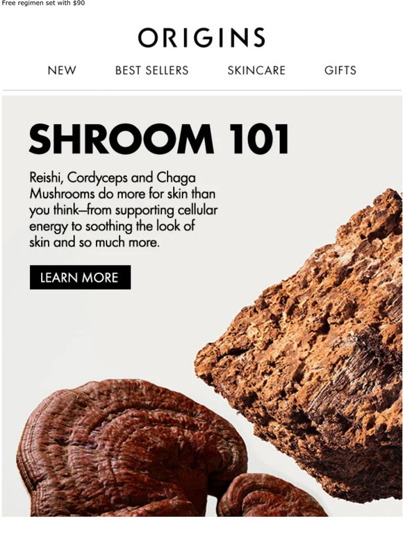 Origins: Super Shroom Skincare | Milled