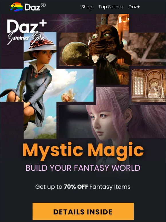 DAZ 3D: Mystic Magic - Build Your Fantasy World | Milled