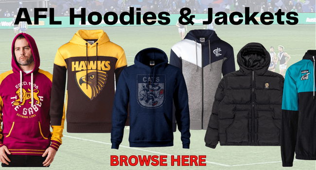 AFL Footy Shop: 👌AFL Hoodies and Jackets - great styles at great prices ...